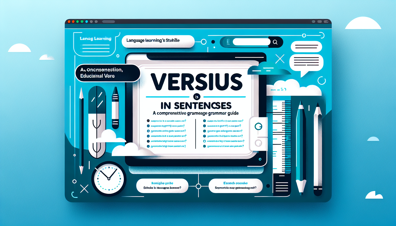 "Versus" in Sentences: A Comprehensive Grammar Guide - GrammarSolutionHub